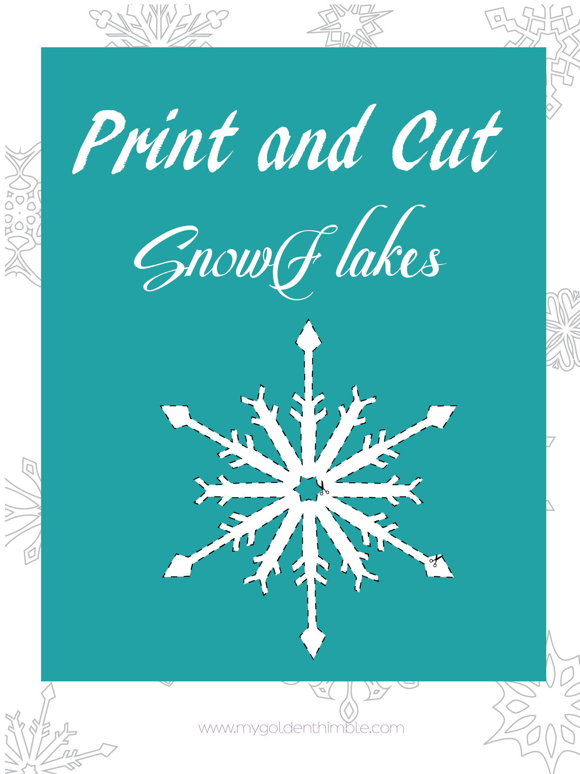 Paper Snowflakes - My Golden Thimble