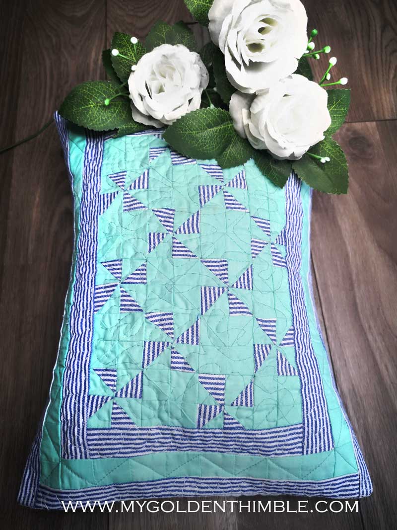 Pookie Quilt Throw Pillow Pattern - My Golden Thimble