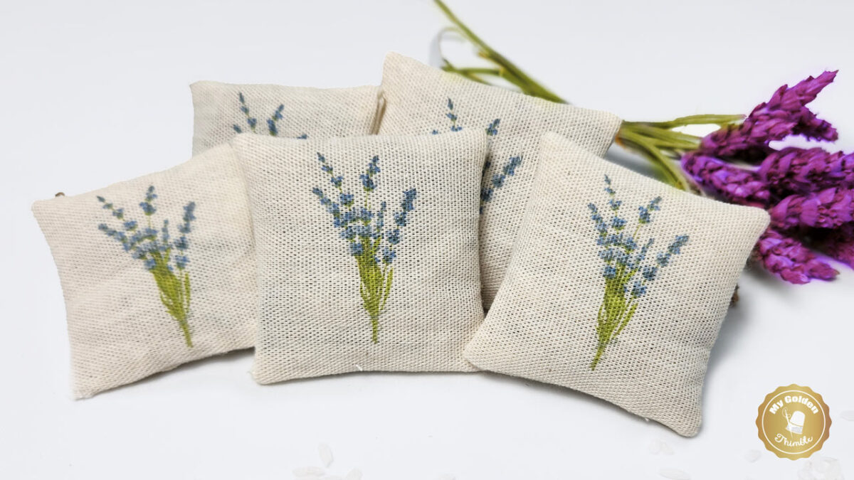 DIY Lavender Sachets - Free Adorable Template
