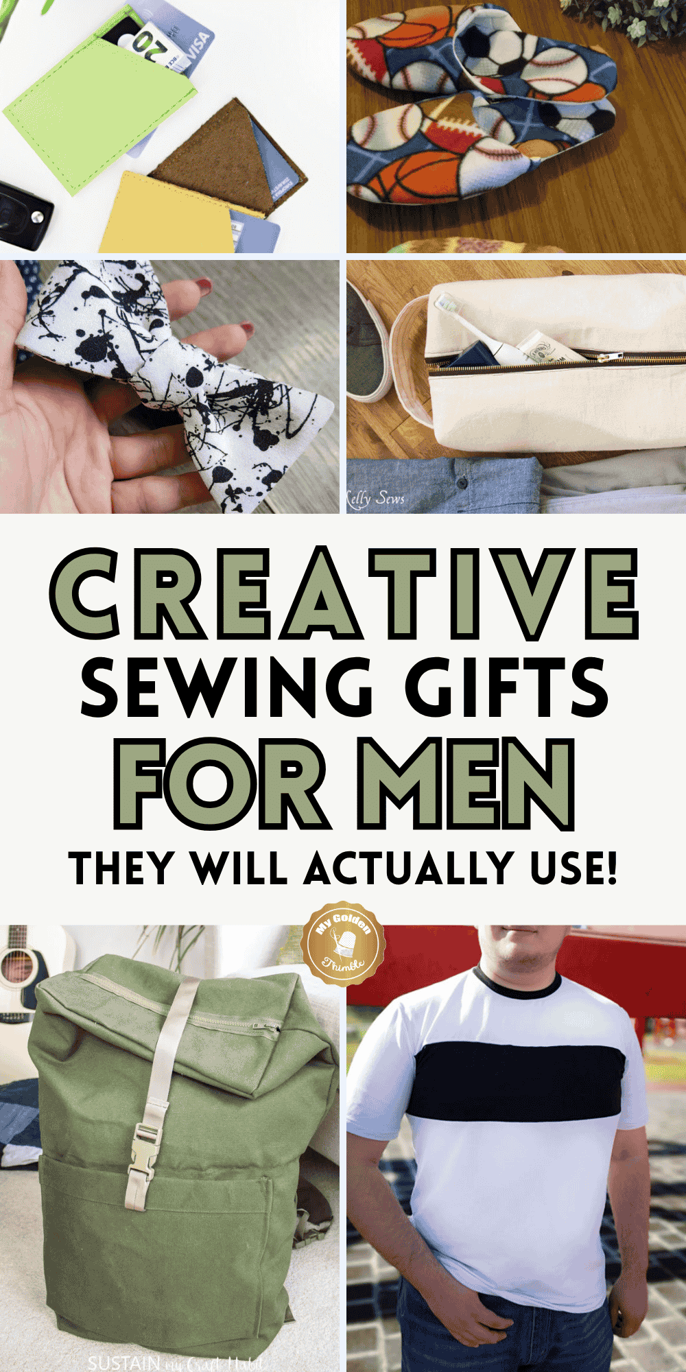 Sewing Gifts for Men: Handmade Ideas He’ll Actually Want To Use