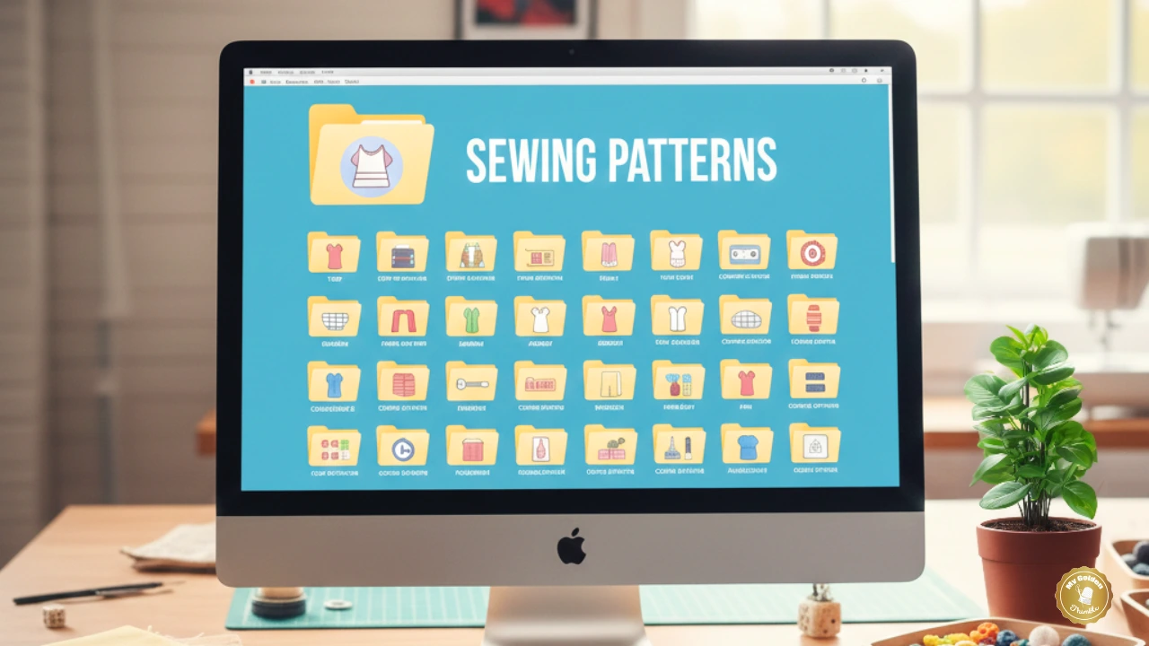 How to Organize Digital Sewing Patterns (Easy Folder System)