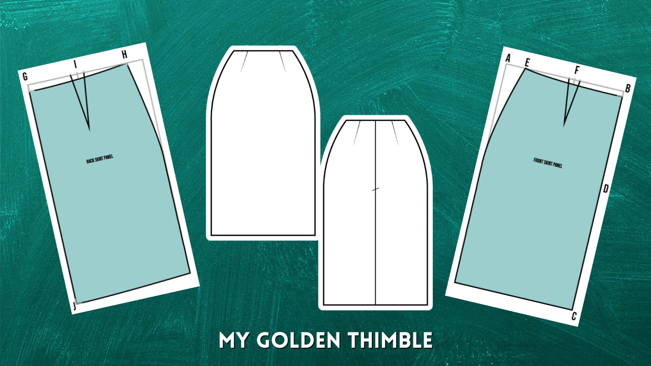 How To Draft A Basic Skirt Block Pattern Step-By-Step